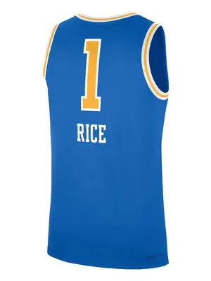 JORDAN Kiki Rice Ucla Bruins Replica College Basketball Jersey - Blue