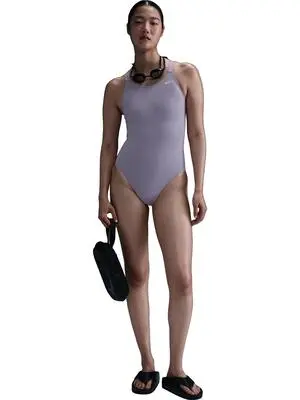 Nike Fastback One-piece Swimsuit - Purple