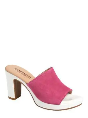 Cordani Cordani Vonnie Slide Sandal Fuchsia Suede