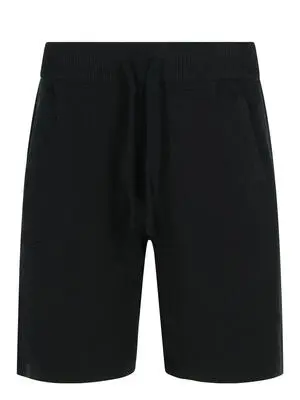 LANEUS Cotton Bermuda Shorts - Black