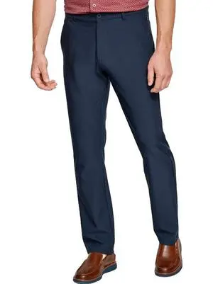 Johnston & Murphy Johnston & Murphy XC4 Performance Flat Front Pants Blue