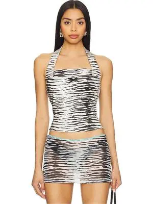 Miaou Mikalea Top - Zebra