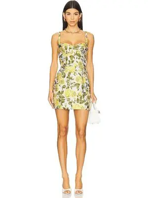 Katie May Claudette Mini Dress - Yellow Rose