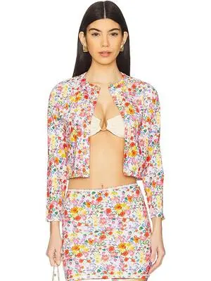 LA PORTE Lauren Swim Cardigan - Floral