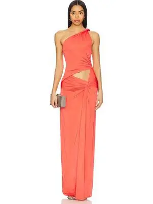 LOVERS AND FRIENDS Rowan Gown - Coral