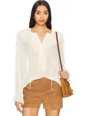MORE TO COME Mesha Top - Cream