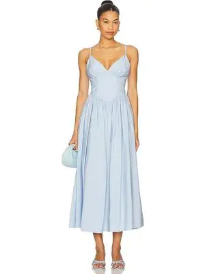 NICHOLAS Becker Midi Dress - Sky