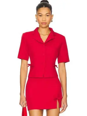 Astr The Label Sophie Blazer - Red