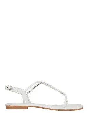 Jeffrey Campbell Roped In Sandals - White