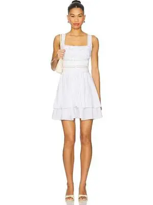 Astr The Label Melaine Tiered Dress - White