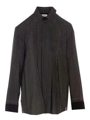 Saint Laurent Striped Shirt - Black