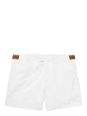 Zegna Rio Straight-leg Mid-length Swim Shorts - White