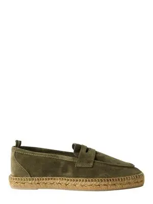 CastaÑer Nacho Suede Espadrilles Green