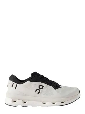 On Cloudzone Stretch Recycled-Knit Sneakers White