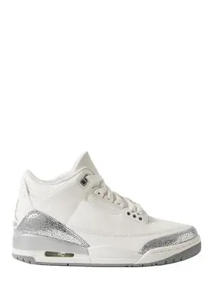 Nike Air Jordan 3 Retro Leather Sneakers - White