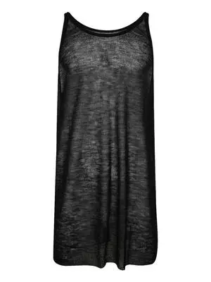 Rick Owens Maglia Tank - Black