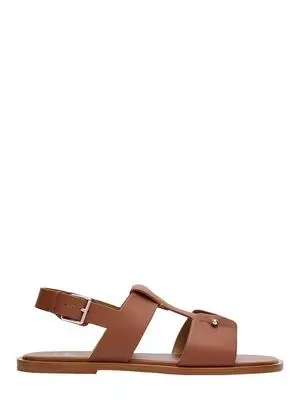 CHRISTIAN LOUBOUTIN Chambeliss Leather Sandals Brown