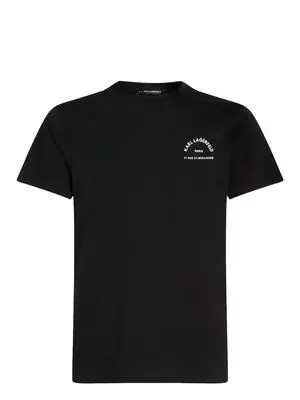 Karl Lagerfeld Rue St-guillaume Slim-fit T-shirt - Black