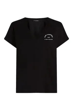 Karl Lagerfeld Rue St-guillaume T-shirt - Black