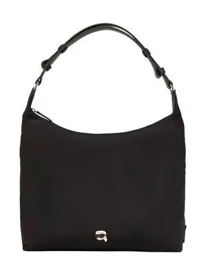 Karl Lagerfeld Ikon Pin Shoulder Bag - Black