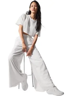 Alo Yoga Mesh Mirage Trouser White