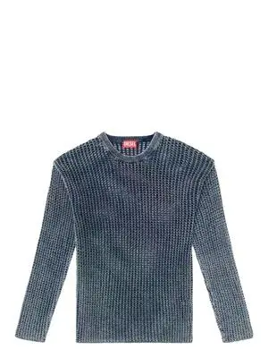 DIESEL K-redros Ribbed-knit Sweater - Blue