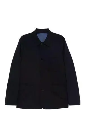 Paul Smith Wool Shirt Jacket - Blue