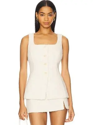 Astr The Label Brunelle Vest - Neutral