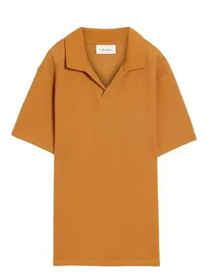FRAME Cottonpiqué Polo Shirt - Camel