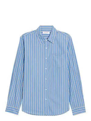 ALEX MILL Mill Striped Cottonpoplin Shirt - Blue