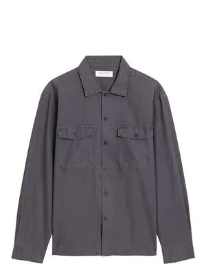 ALEX MILL Cotton And Lyocellblend Shirt Charcoal