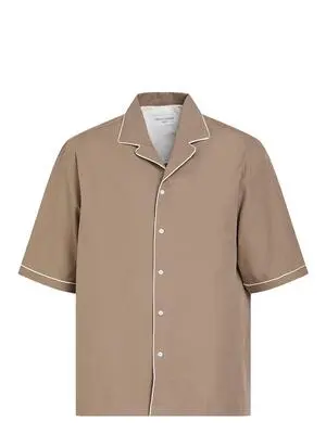Officine Générale Cottonpoplin Shirt - Taupe