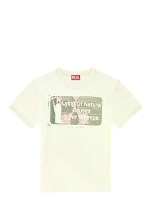 DIESEL T-norm-t2 Graphic-print T-shirt - Neutrals