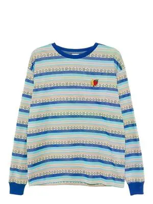 SKY HIGH FARM WORKWEAR Striped T-shirt - Blue