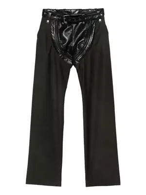 Martine Rose Panelled Trousers - Green