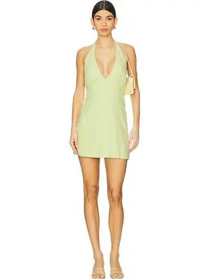 L*Space Halterneck Mini Dress - Honeydew