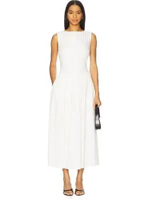 Rue Sophie Luiza Midi Dress - White