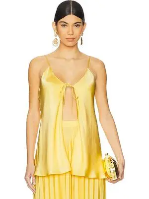 SELEZZA LONDON Alexia Top - Light Yellow