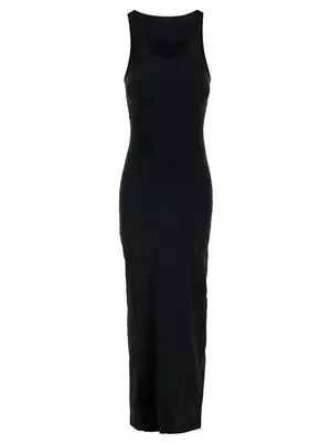 MAISON MARGIELA Sleeveless Midi Dress - Black