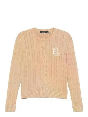 Ralph Lauren Logo-embroidered Cardigan - Neutrals
