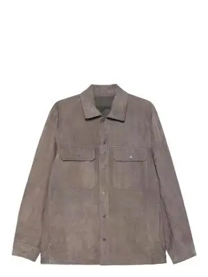 SALVATORE SANTORO Suede Shirt - Grey