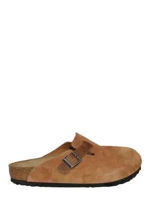 BIRKENSTOCK Boston Slip-on Slippers - Brown