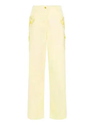 ELISABETTA FRANCHI Elisabetta Franchi Embroidered Palazzo Pants