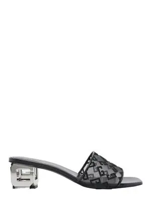 Givenchy 45mm 4g-net G-cube Sandals - Black