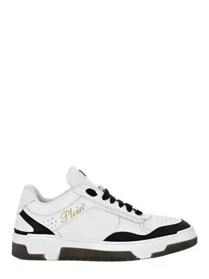 Philipp Plein Nappa Leather Sneakers - White