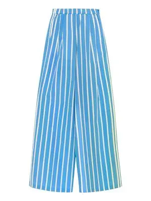 FORTE_FORTE Striped Palazzo Pants - Blue
