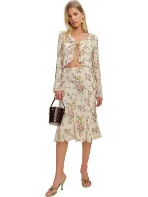 REFORMATION Julie Two Piece Set - Ivory