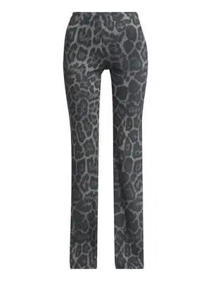 Stella McCartney Flared Leopard Print Pants 1230 Ash Grey