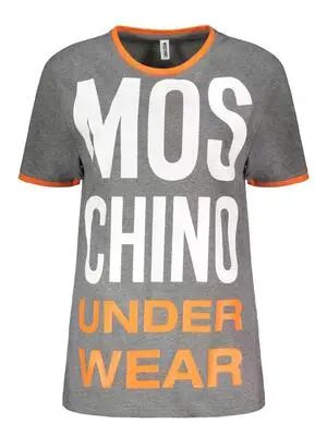 Moschino Stretch-cotton T-shirt - Grey