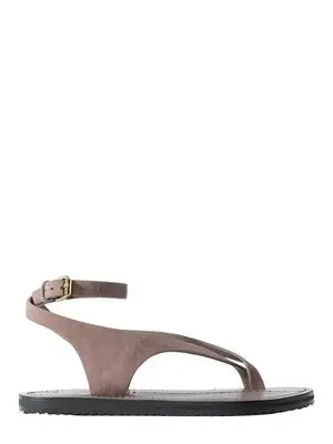 A.emery Millar Suede Sandals Brown